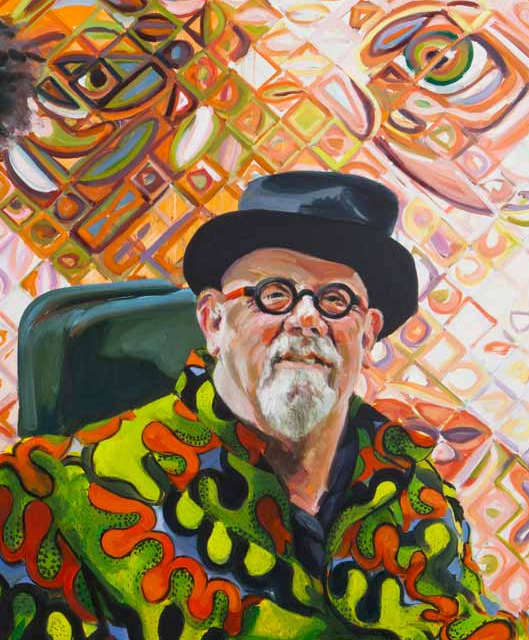 Chuck Close by Eric Fischl