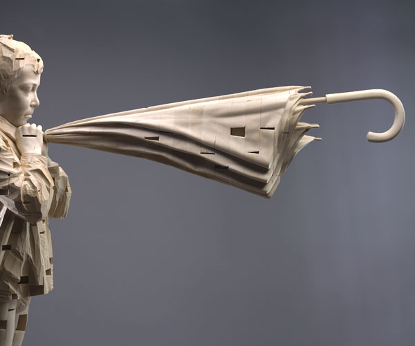 Gehard Demetz Wood Sculpture
